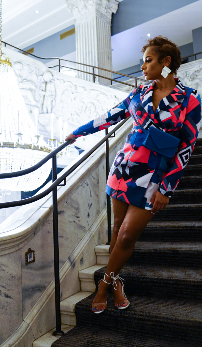 Pretty Siddity Blazer Dress – Paris Michelle